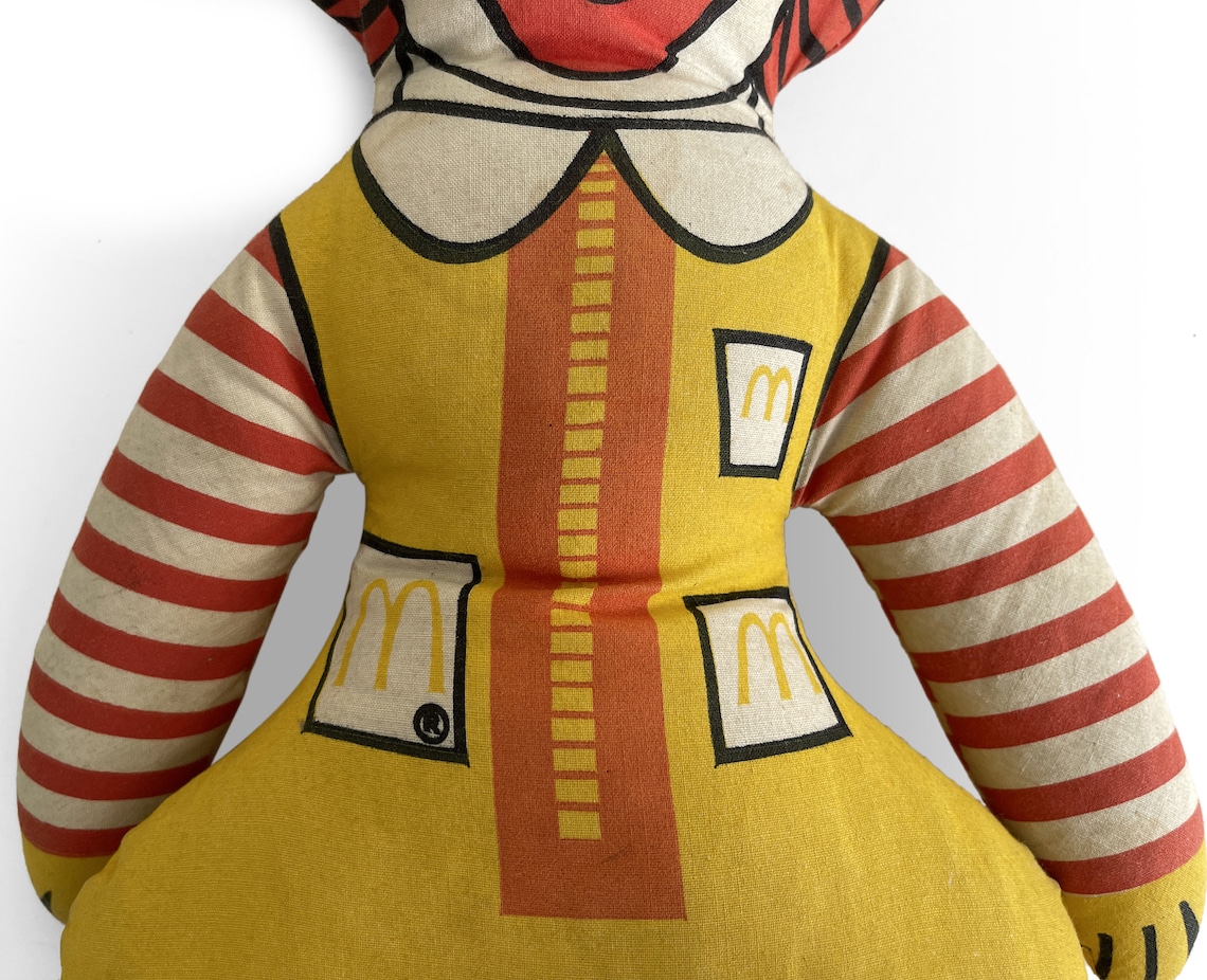 1970s Ronald Mcdonald Cloth Doll Happy Meal Toys Clown - Etsy