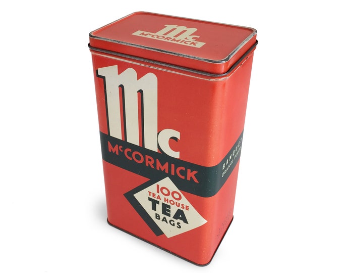 Vintage Mccormick Tea House 100 Tin, General Store Advertising Tins ...