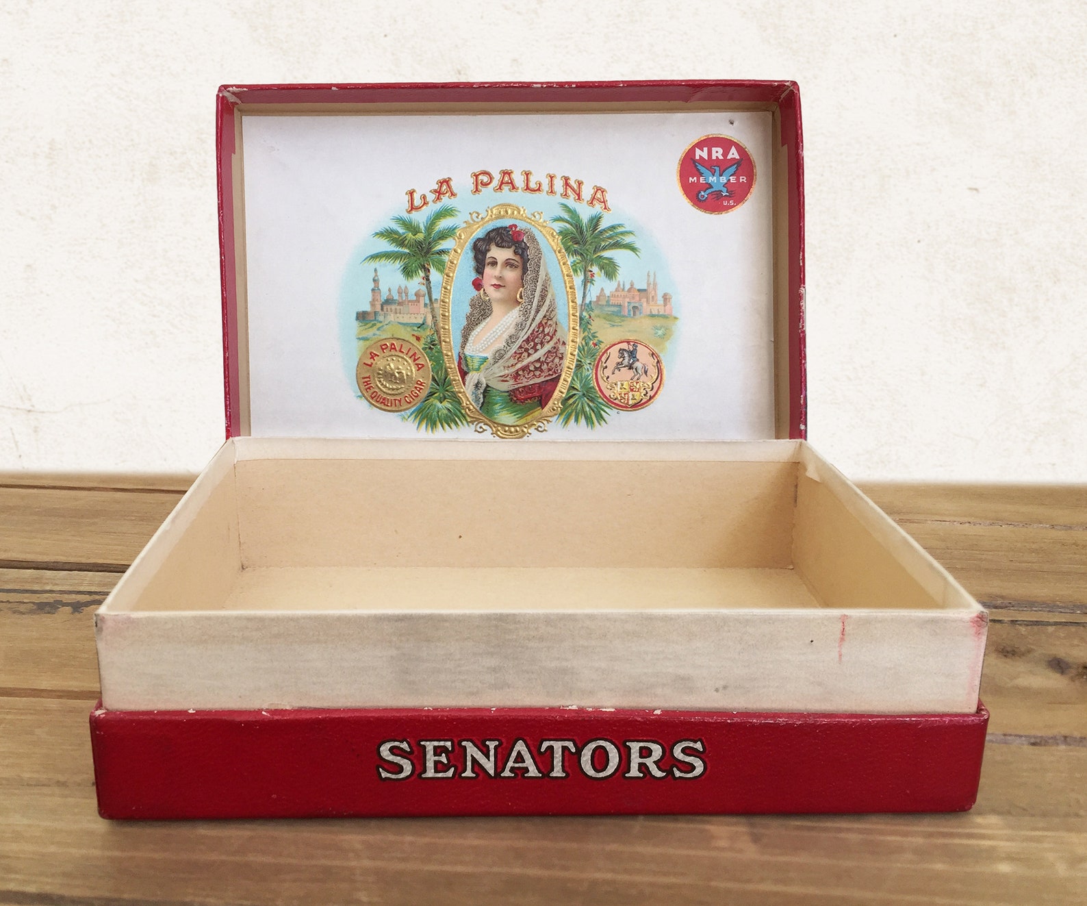 Vintage Cigar Box La Palina Senator Cigars Packaging Design | Etsy