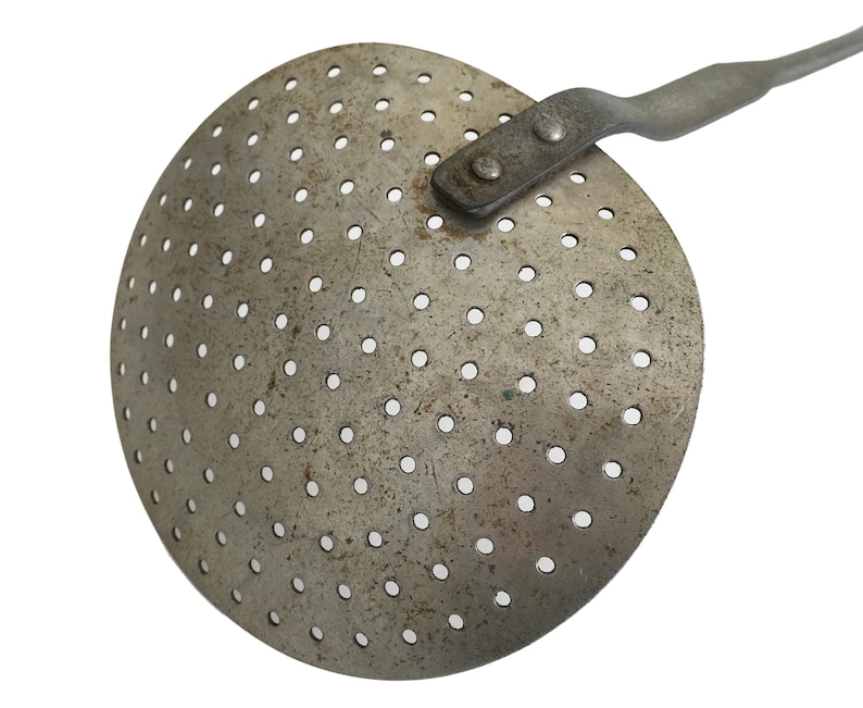 Antique Skimmer Ladle Primitive Forged Iron and Tin Ladle - Etsy