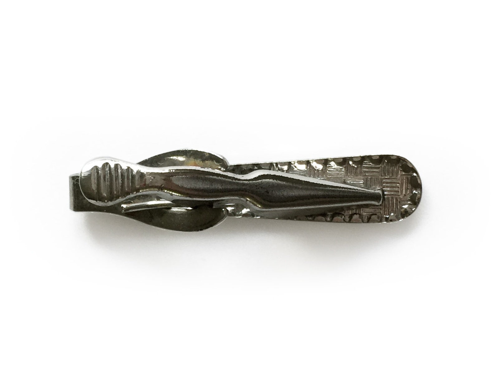 Mid Century Tie Clip Tie Bar Tie Clasp with Alligator Clasp | Etsy