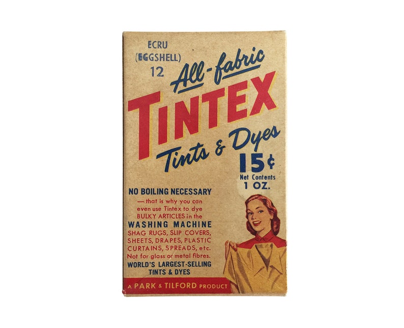 Vintage Tintex Tints & Dyes Box Diamond Dye Box Rustic - Etsy