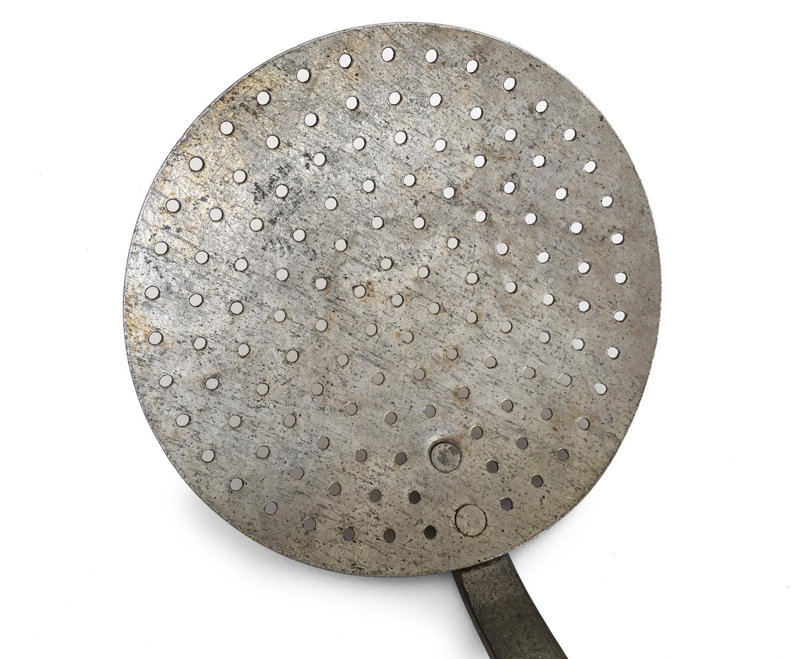 Antique Skimmer Ladle, Primitive Forged Iron Tin Ladle, Kitchenalia ...