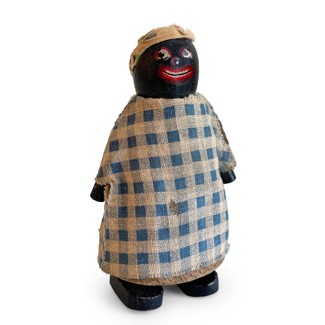 Vintage Wilson Ramp Walkers, Wood Woman Walkie in Gingham Dress ...