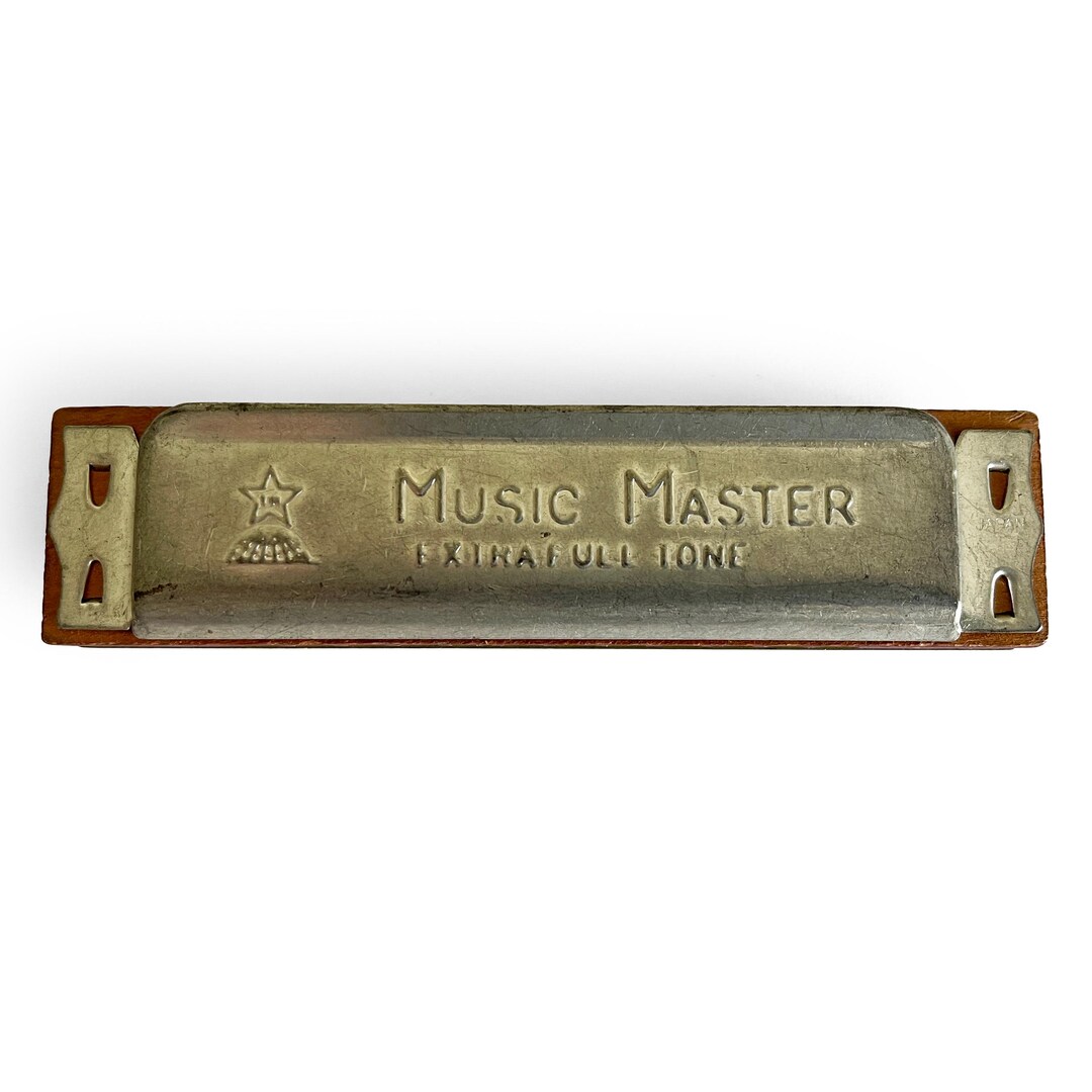 Vintage Harmonica, Music Master Extra Full Tone, 12-hole Chromatic ...