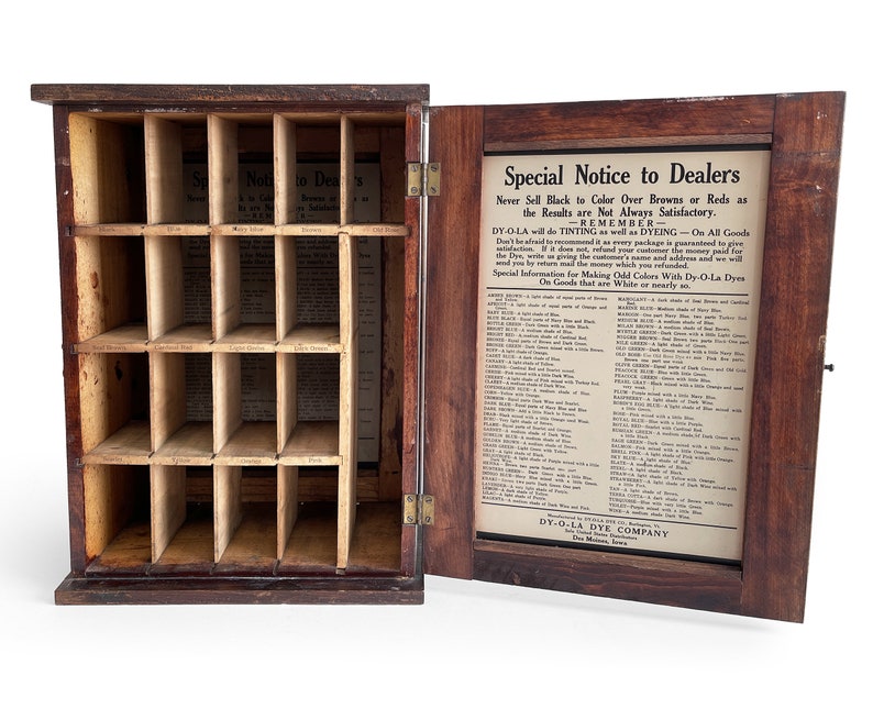 Antique Dy-o-la Wood Storage Cabinet Small Tabletop Cabinet - Etsy