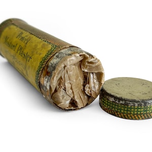 Vintage Johnson & Johnson Mustard Plaster Six Leaves Tin, General Store ...