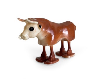 Vintage Cow Ramp Walker, Farm Animals, Made in Hong Kong Walkie ...