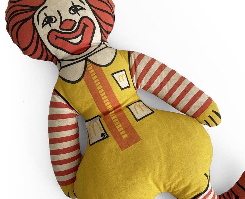 1970s Ronald Mcdonald Cloth Doll Happy Meal Toys Clown | Etsy