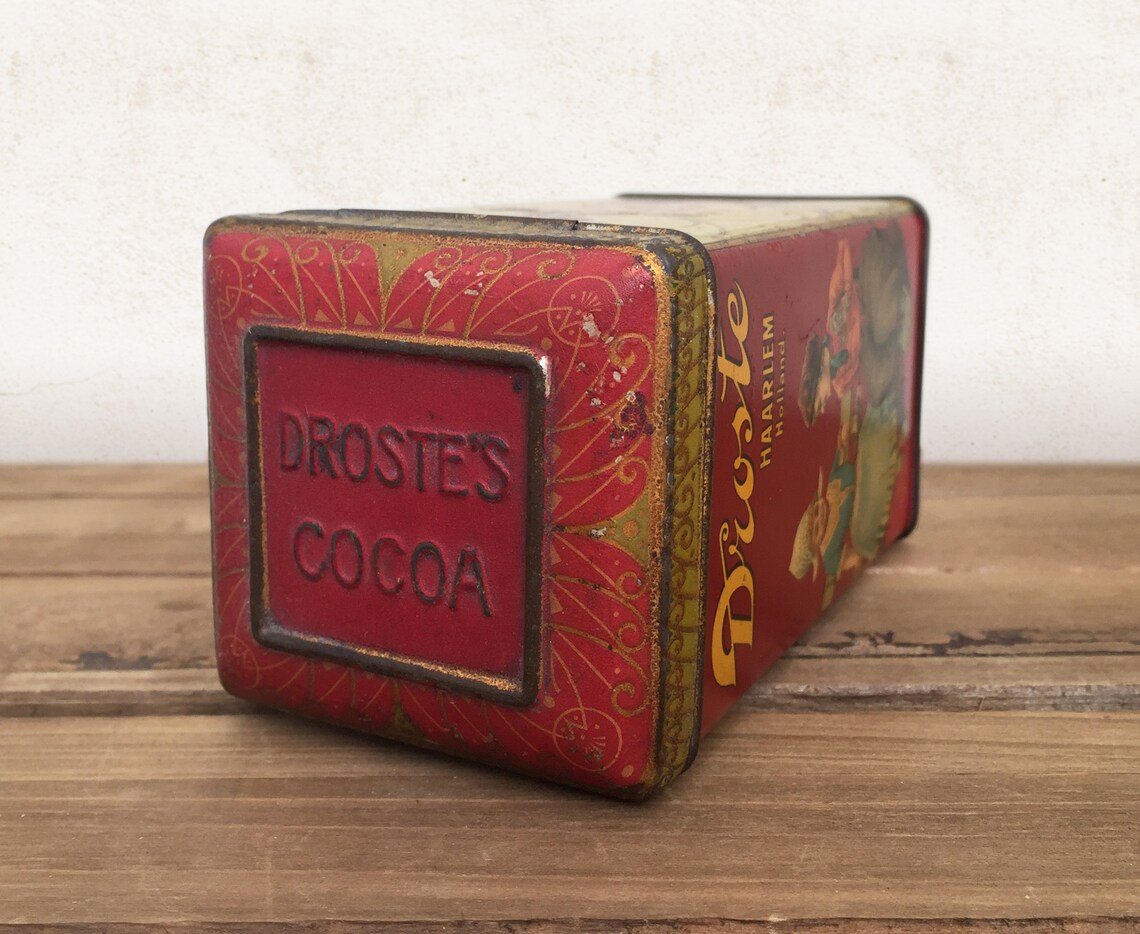 Vintage Droste's Cocoa Tin Dutch Process Haarlem Holland | Etsy