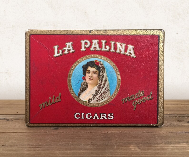 Vintage Cigar Box La Palina Senator Cigars Packaging Design | Etsy