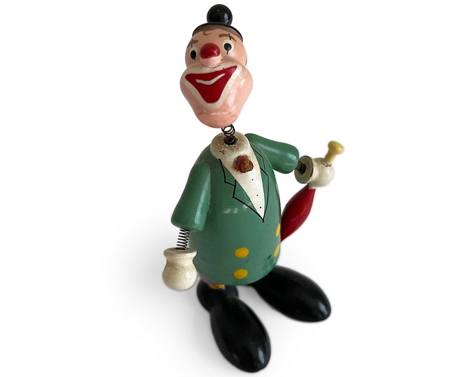 Vintage Clowns, Goula Bobblehead, Circus Clown, Hand Painted Nodder ...
