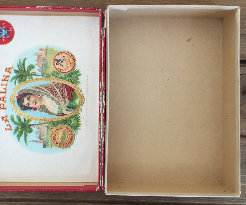 Vintage Cigar Box La Palina Senator Cigars Packaging Design | Etsy