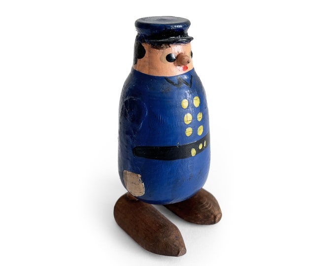 Vintage Ramp Walker, Czechoslovakia Wood Policeman Walkie, Ramp Walkers ...