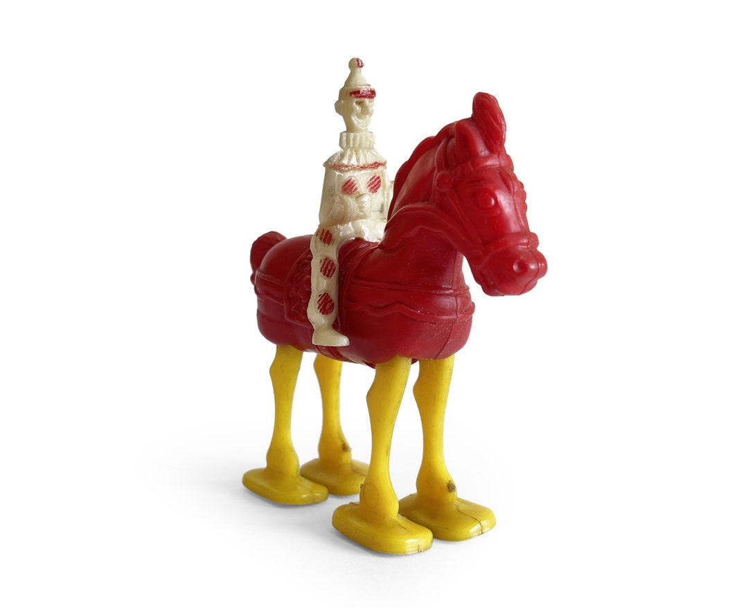 Circus Horse and Clown Ramp Walker Vintage Plastic Toy Retro - Etsy