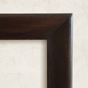 Vintage Picture Frame, Rustic Walnut Frame, Large Photo Frame, Wooden ...