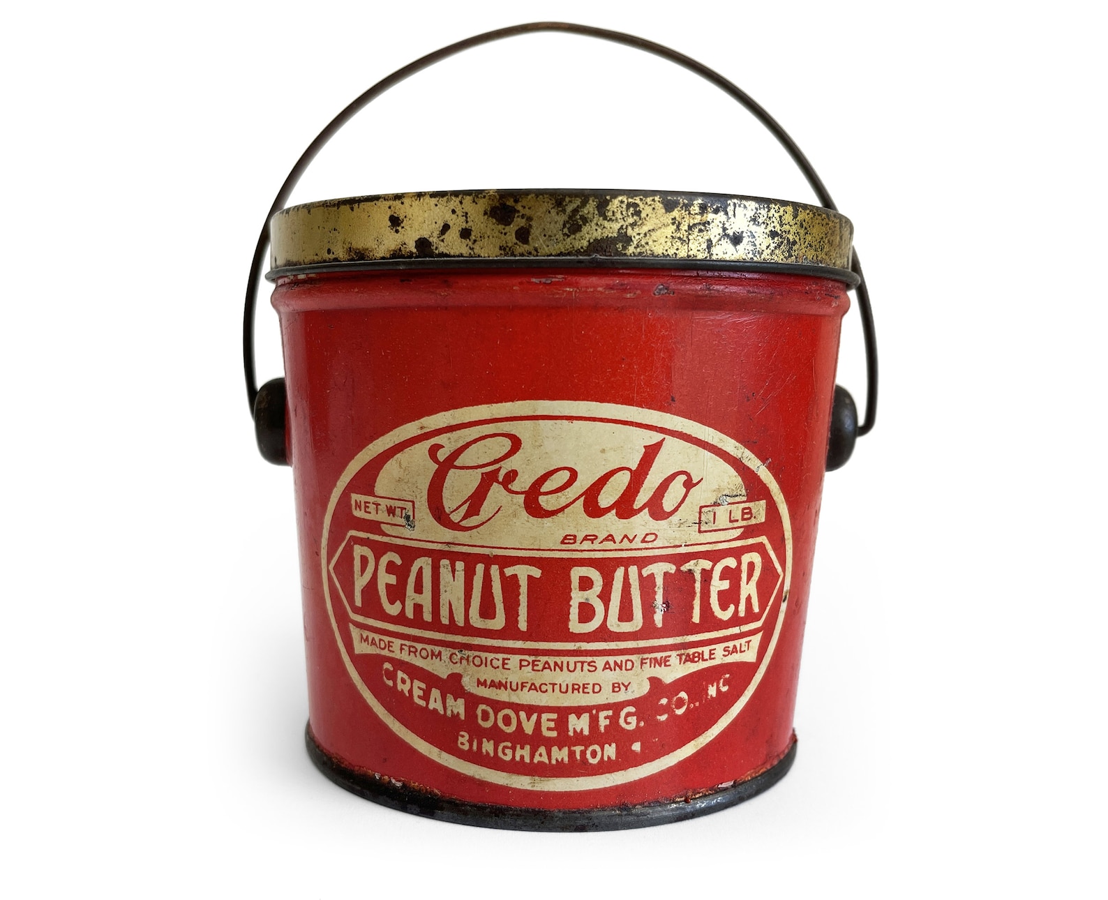 Vintage Peanut Butter Tin, Credo Peanut Butter Pail, General Store ...