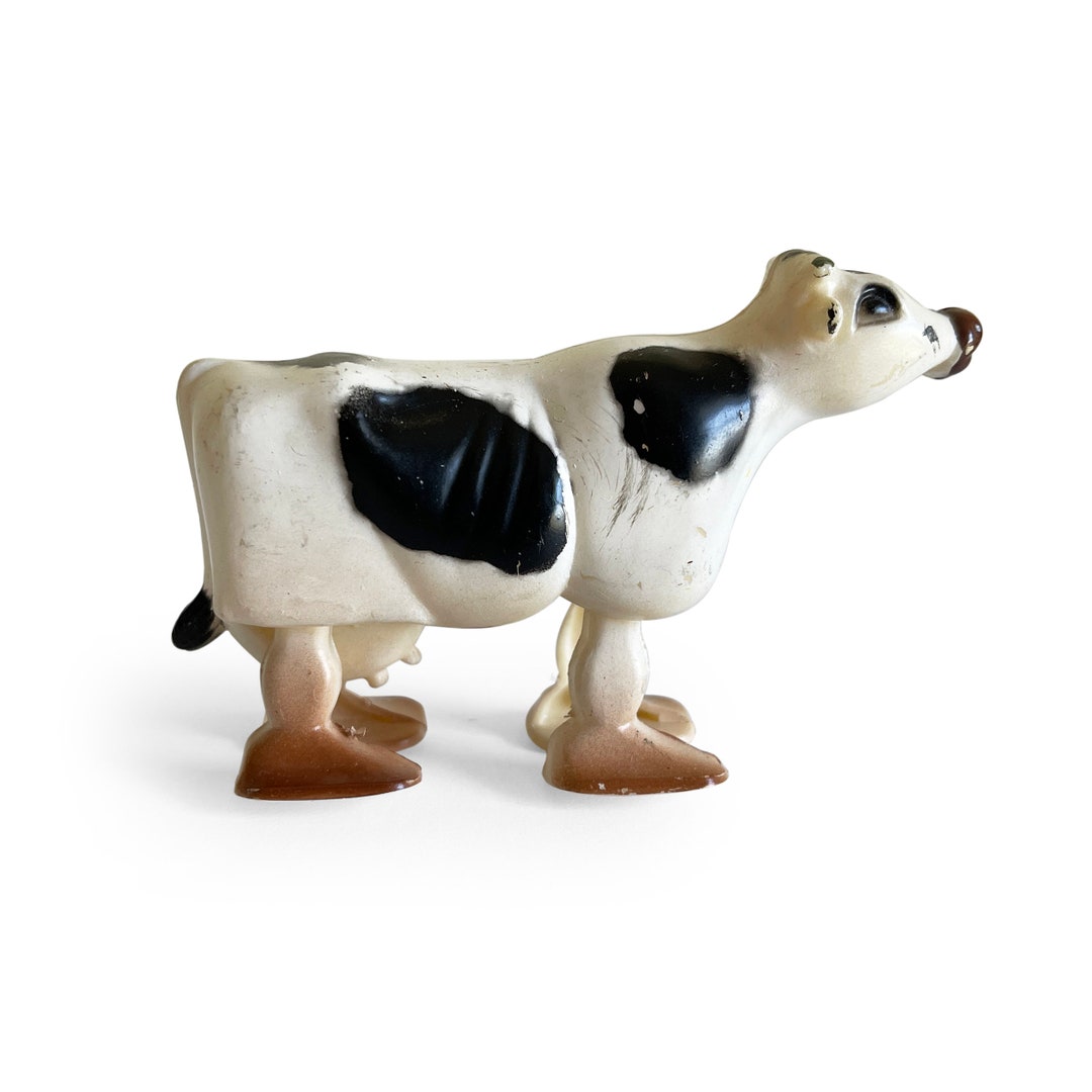 Vintage Cow Ramp Walker Farm Animals Made in Hong Kong - Etsy