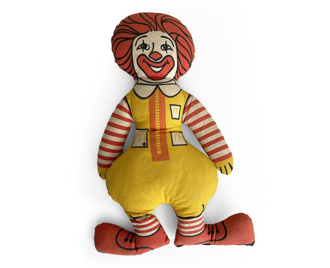 1970s Ronald Mcdonald Cloth Doll, Happy Meal Toys, Clown Dolls ...