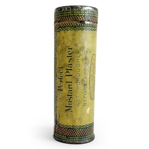 Vintage Johnson & Johnson Mustard Plaster Six Leaves Tin, General Store ...