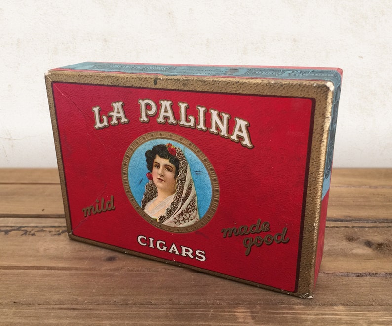 Vintage Cigar Box La Palina Senator Cigars Packaging Design | Etsy