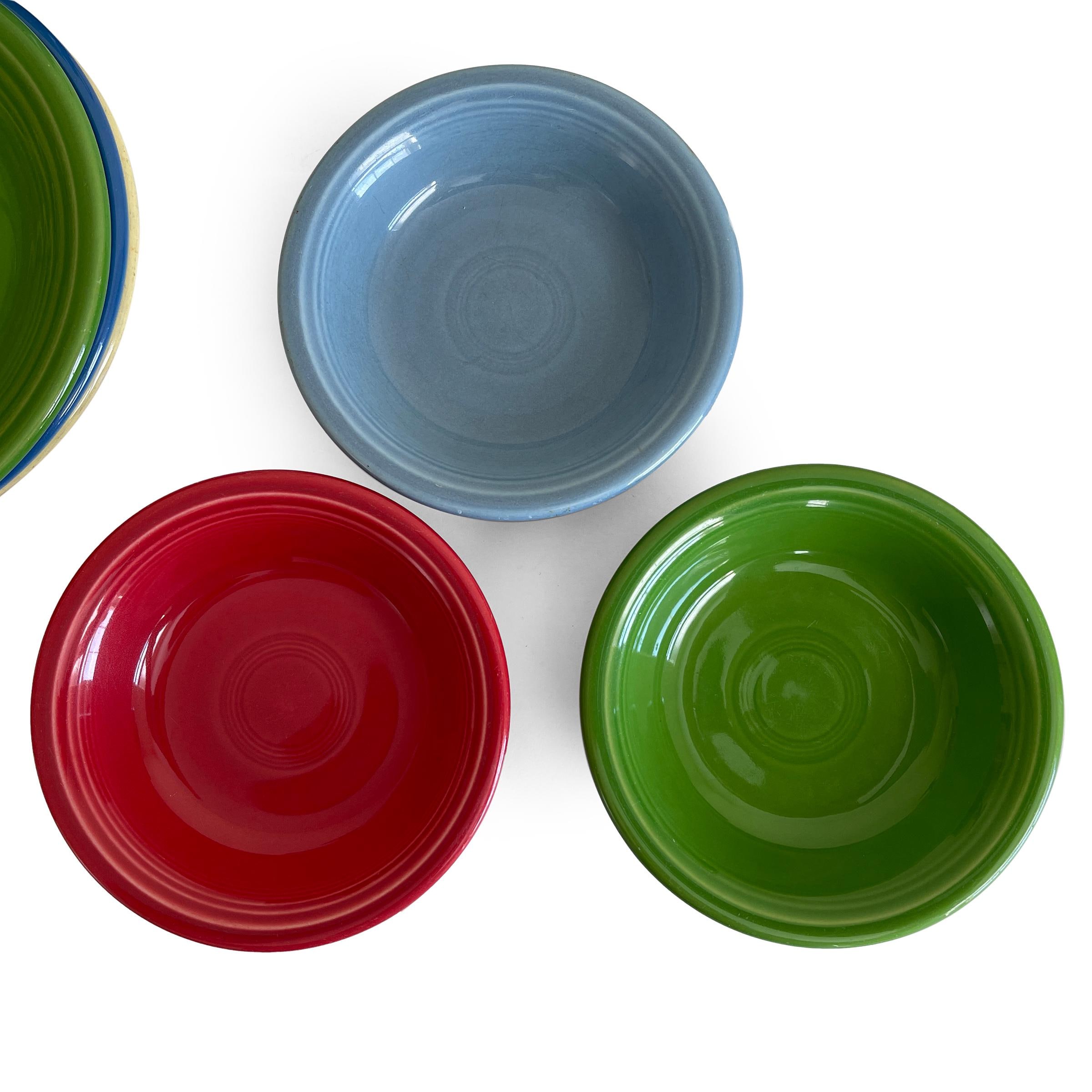 Vintage Fiesta Dinnerware: Colorful Ceramic Salad Plate, Bowl, or ...