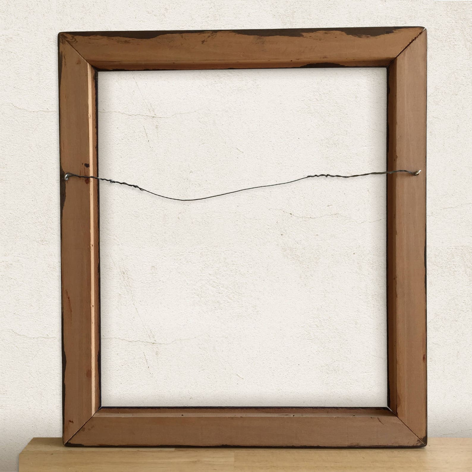 Vintage Picture Frame Rustic Walnut Frame Large Photo Frame | Etsy