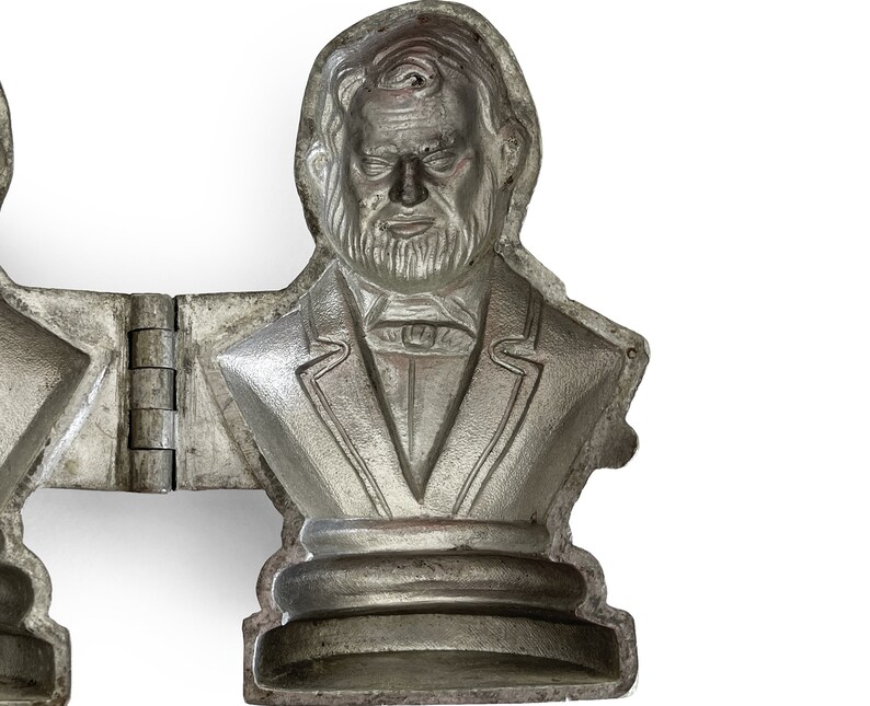 Antique Pewter Ice Cream Mold Abraham Lincoln Hallmark 597 - Etsy