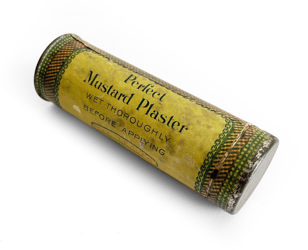 Vintage Johnson & Johnson Mustard Plaster Six Leaves Tin, General Store ...
