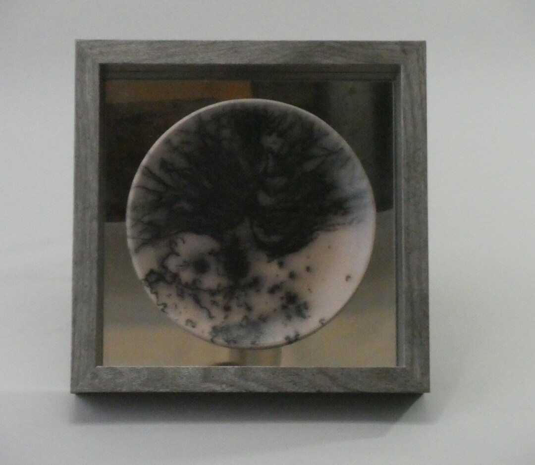 Raku Fird Ceramics, Grey Shadow Box, Feathers, W-9 - Etsy