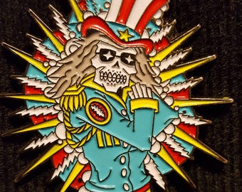 Uncle sam skeleton | Etsy