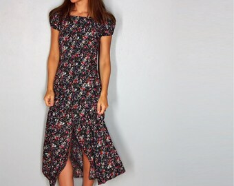 Small maxi dress | Etsy