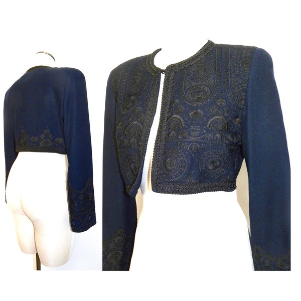 Wool Cropped Jacket - Etsy