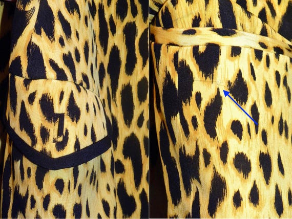 1992 Spring Runway Gianni Versace Leopard Silk Blazer - Gem