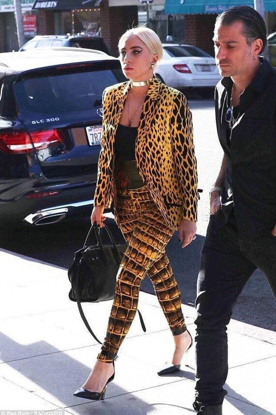 1992 Spring Runway Gianni Versace Leopard Silk Blazer - Gem