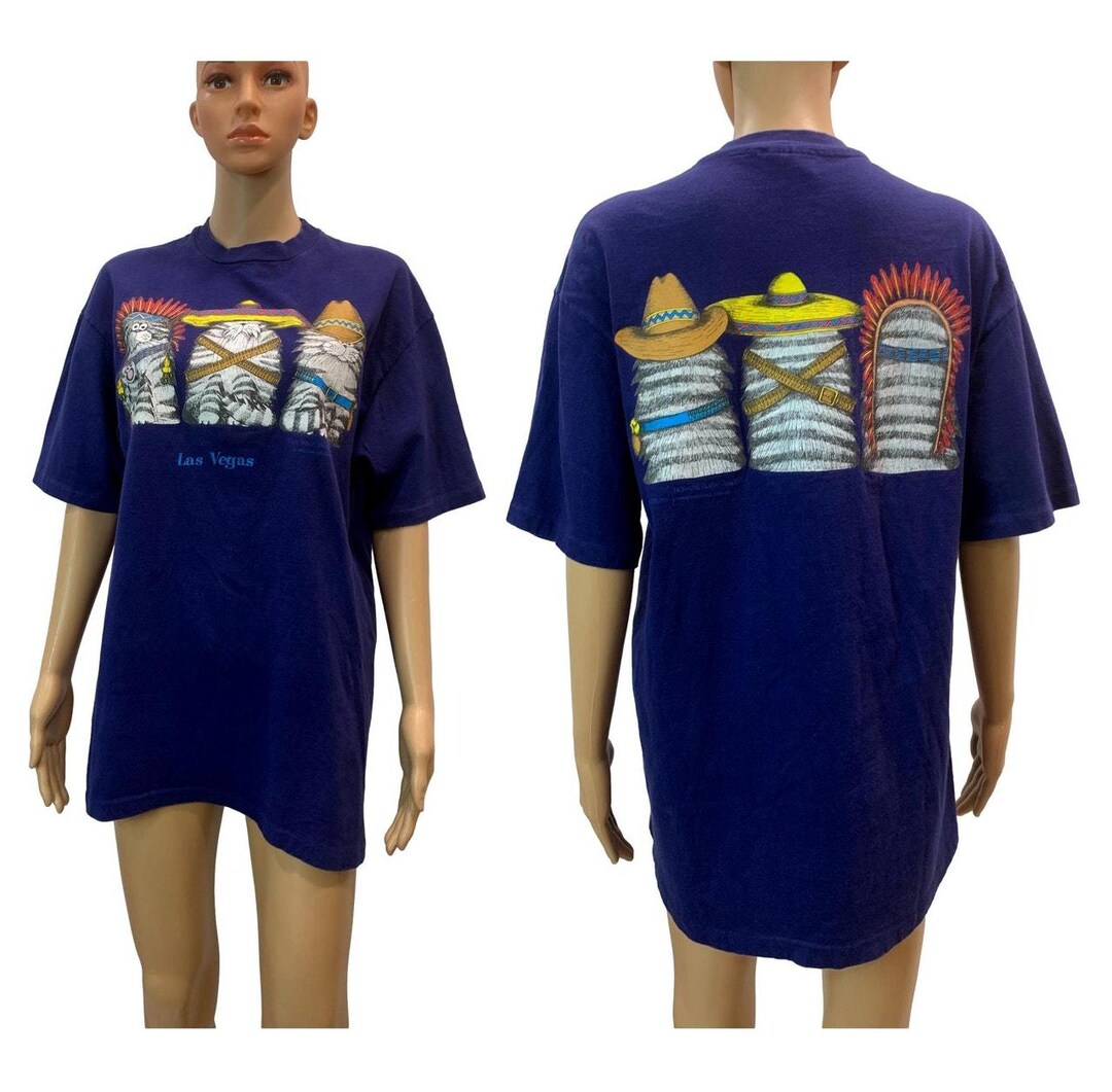 Vintage 90s Cat T Shirt Front Back the Wild Bunch CUTE Cartoon | Single ...