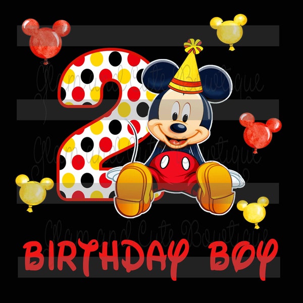 Mickey Mouse Number 3 Svg - Etsy
