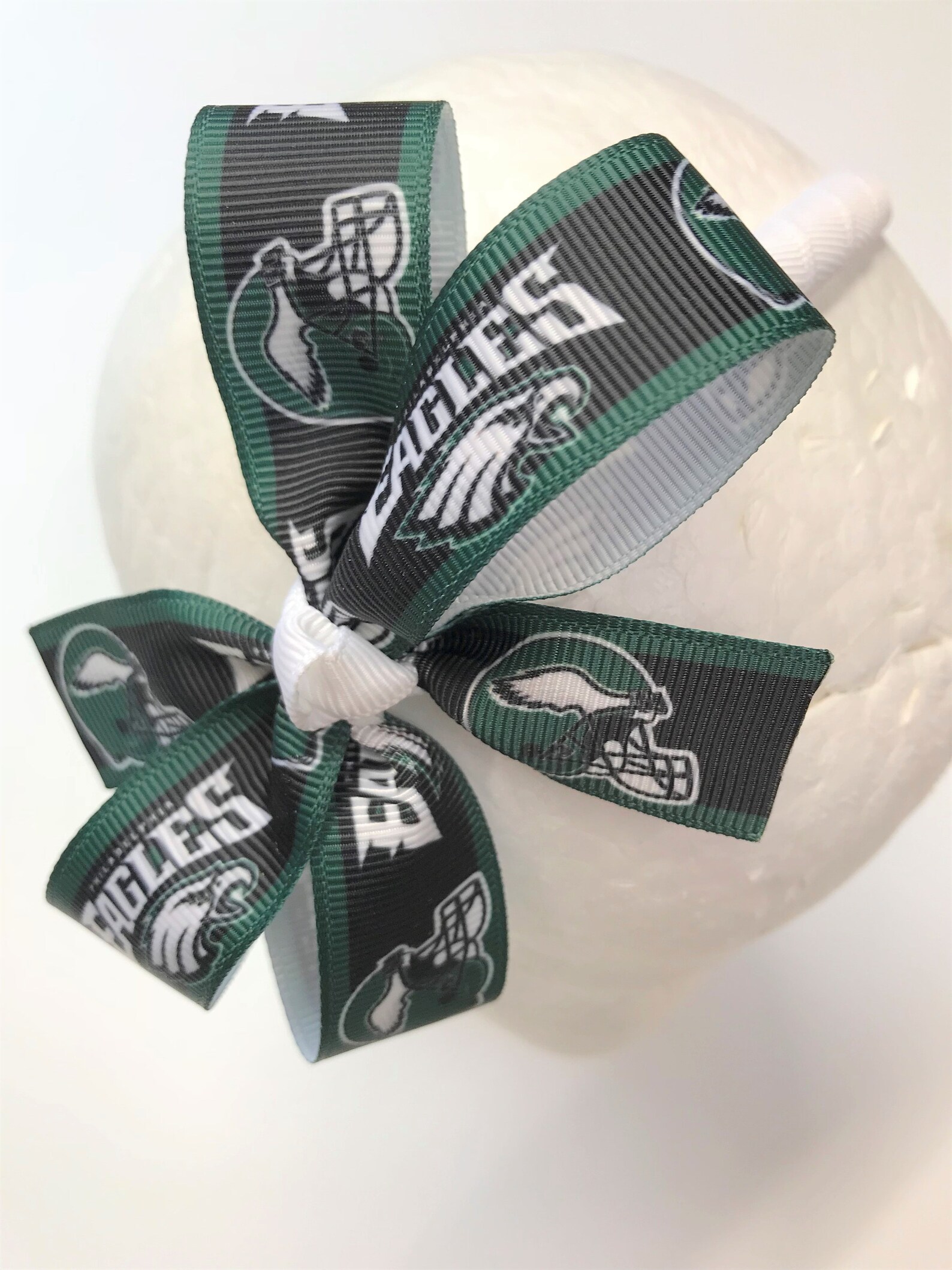 Philadelphia Eagles Headband Eagles Hair Bow Football NFL Hair - Etsy