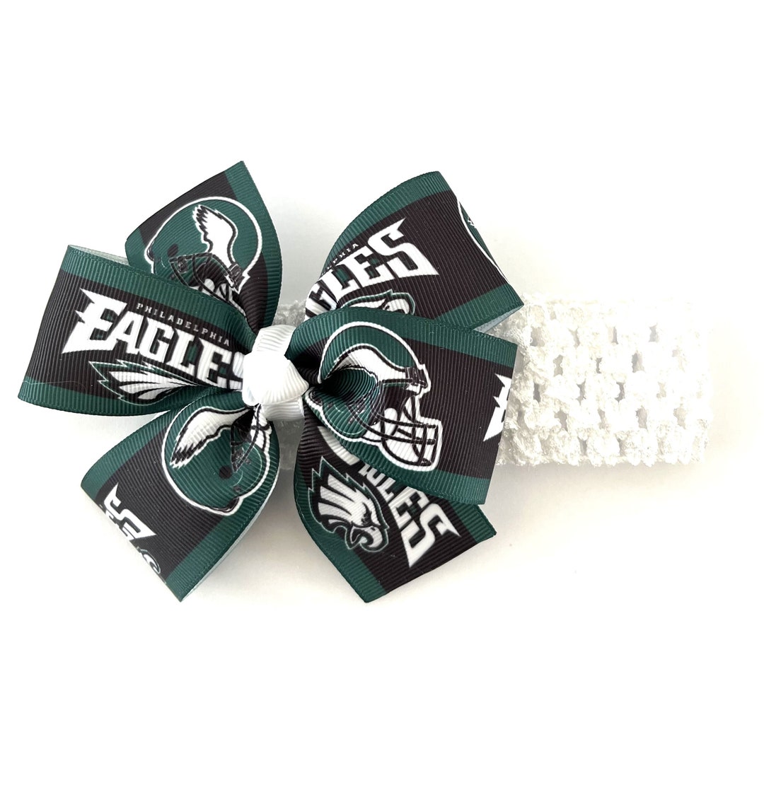 Baby Girls Philadelphia Eagles Headband Newborn Girl Eagles Football ...