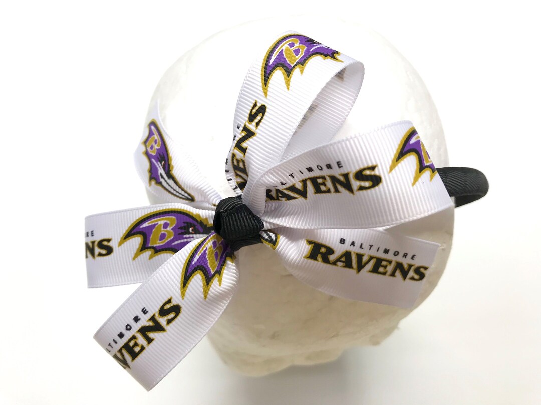 Girls Baltimore Ravens Headband NFL Baltimore Ravens Football - Etsy