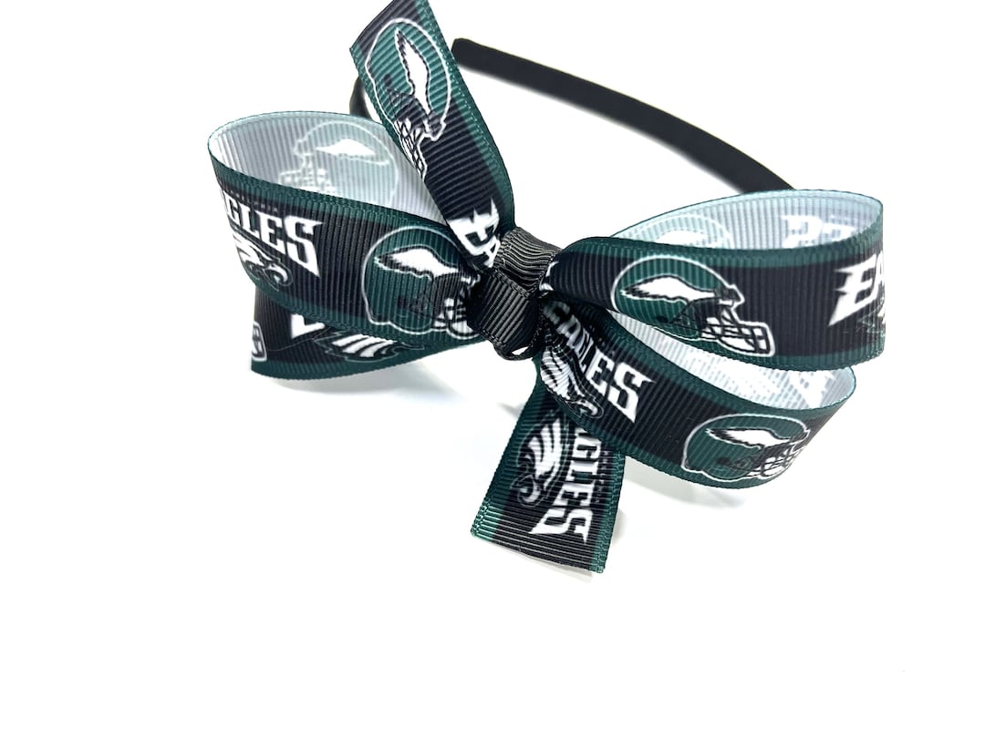 Girls Philadelphia Eagles Headband Eagles Hair Bow Girls Hair ...