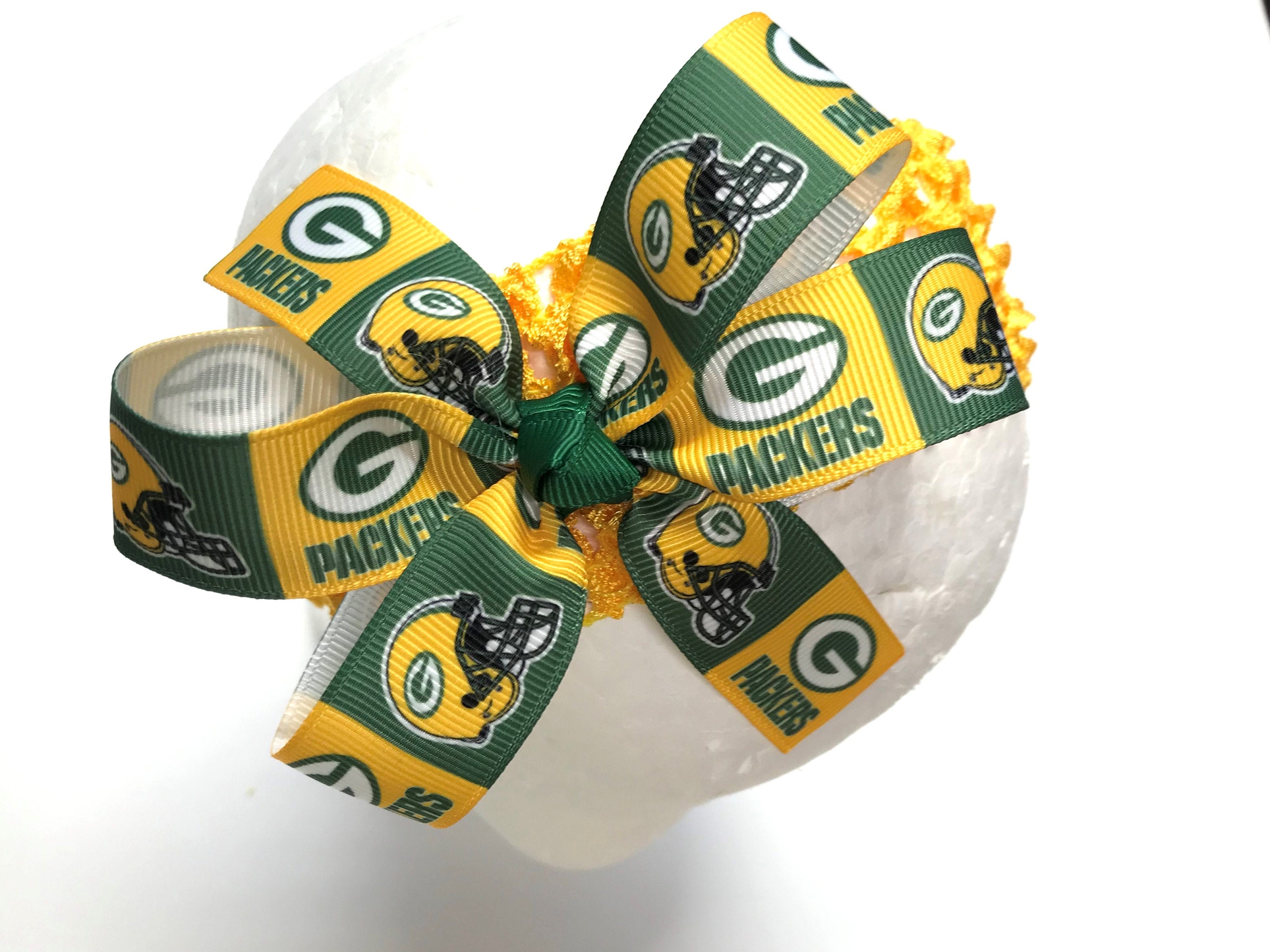 Girls Green Bay Packers Headband Green Bay Packers Football NFL Hair ...