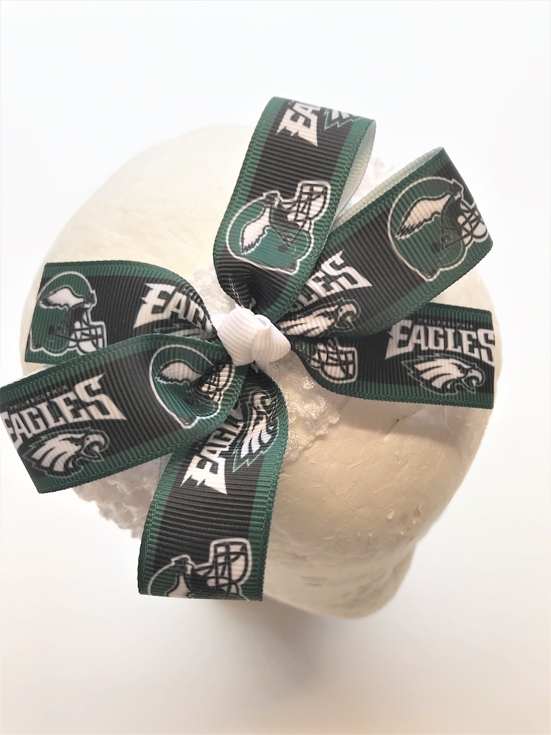 Girls Philadelphia Eagles Headband Eagles Football NFL Hair | Etsy