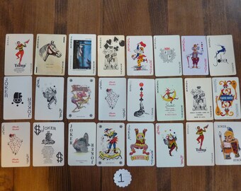 Joker playing card | Etsy