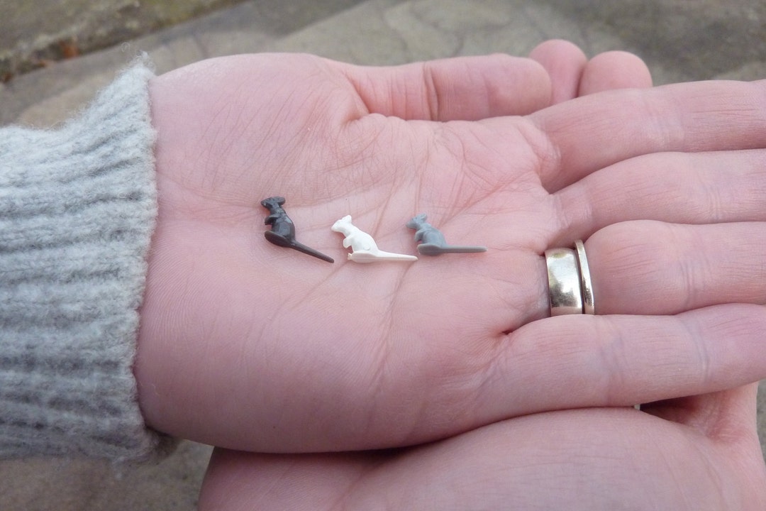 3 Miniature Mice Mouse Micro Plastic Animal Terrarium Animal Fairy ...