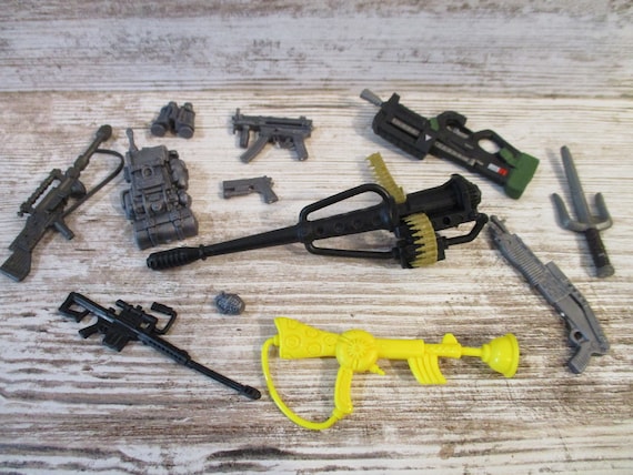 12 Miniature Weapons Action Figure Gun Rifle Knife Weapon - Etsy