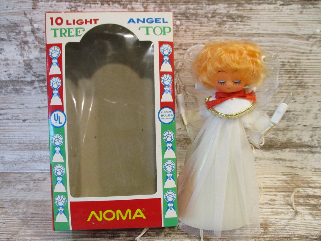 Kitsch Angel Tree Topper Christmas Ornament Vintage Home Decor Craft ...