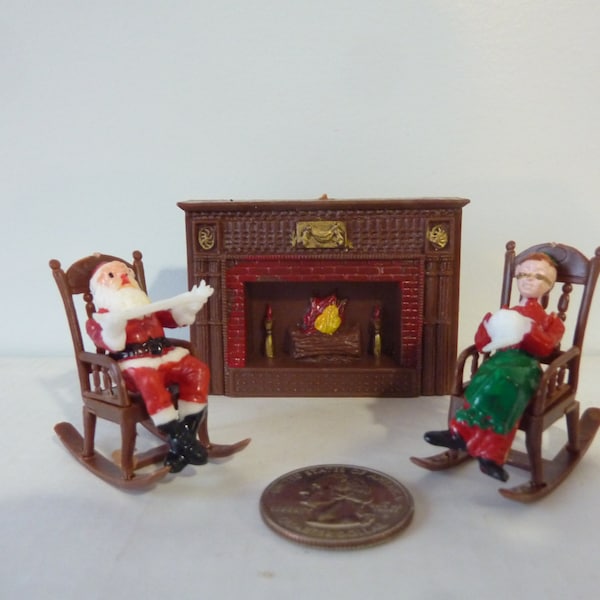 Santa Claus in a Rocking Chair - Etsy