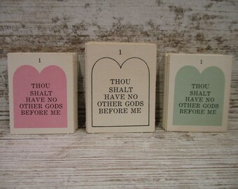 Ten Commandments Vintage - Etsy