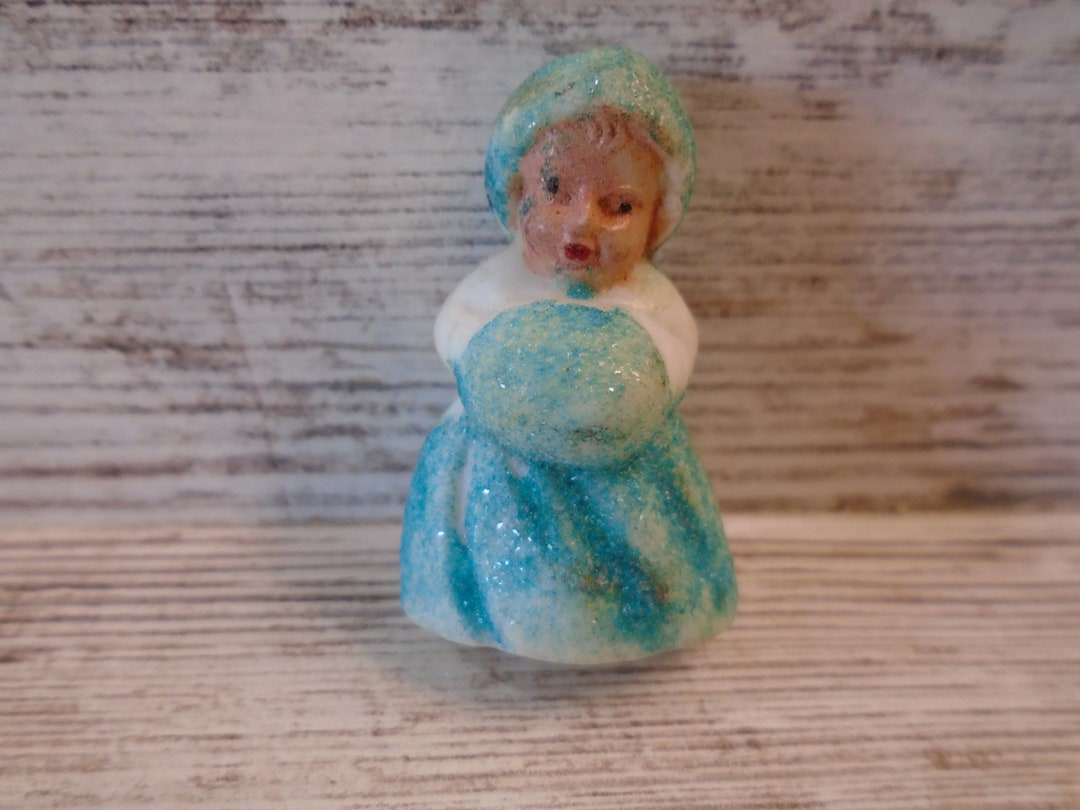 Vintage Miniature Angel Japan Snow Girl Baby Christmas Celluloid ...